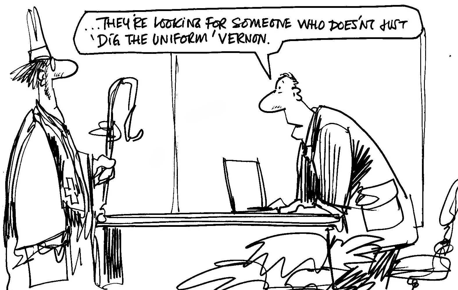 Some useless phrases: tell me about it? – Paul Davies Cartoons & stuff