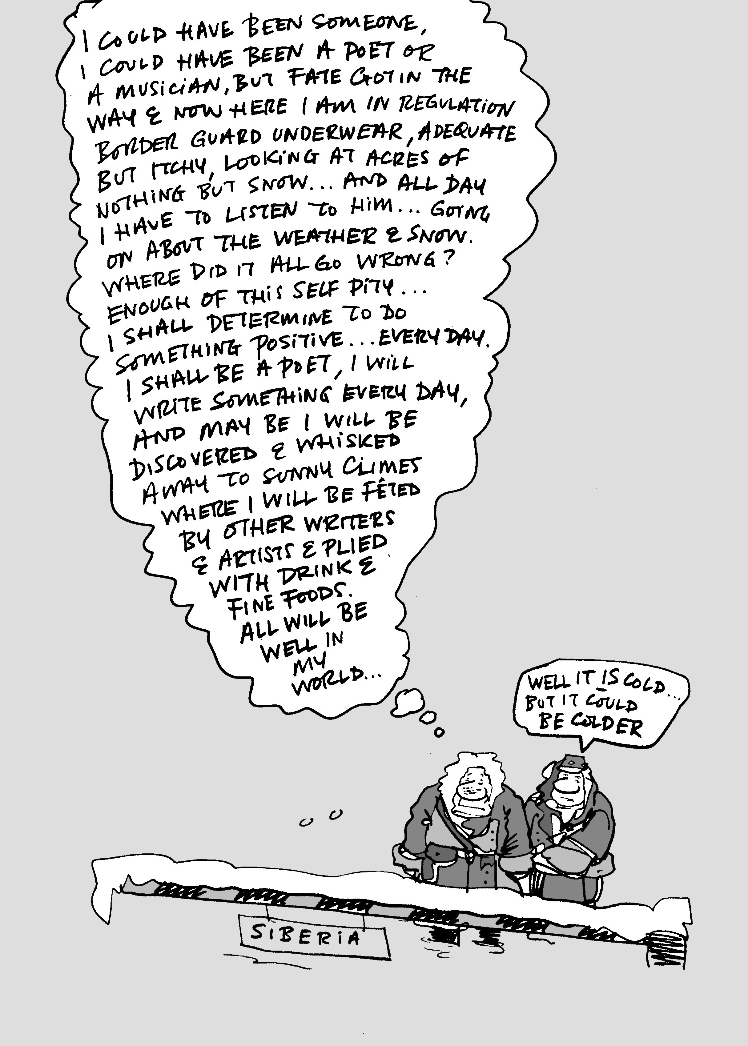 I could have been someone… – Paul Davies Cartoons & stuff