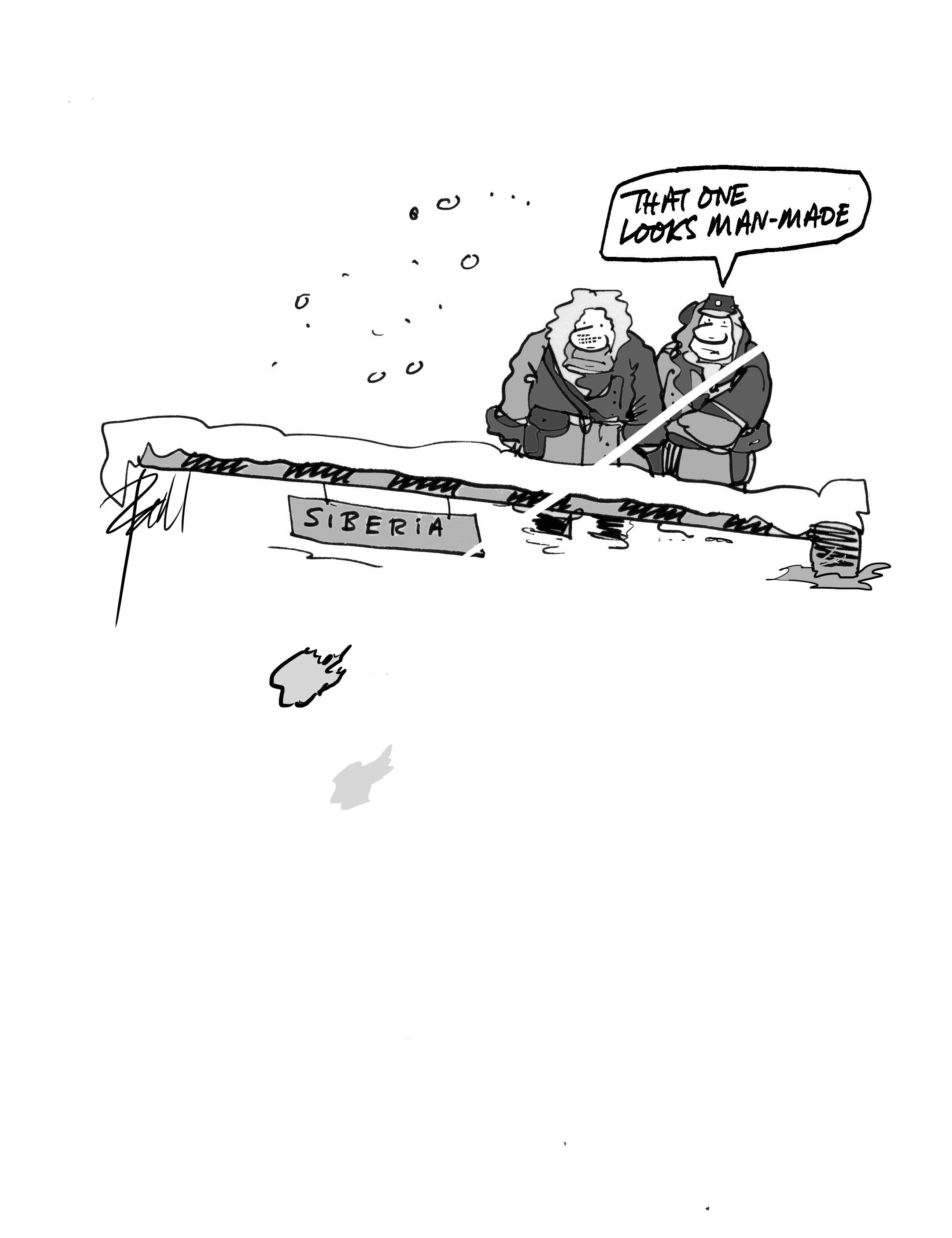 Man made. – Paul Davies Cartoons & stuff