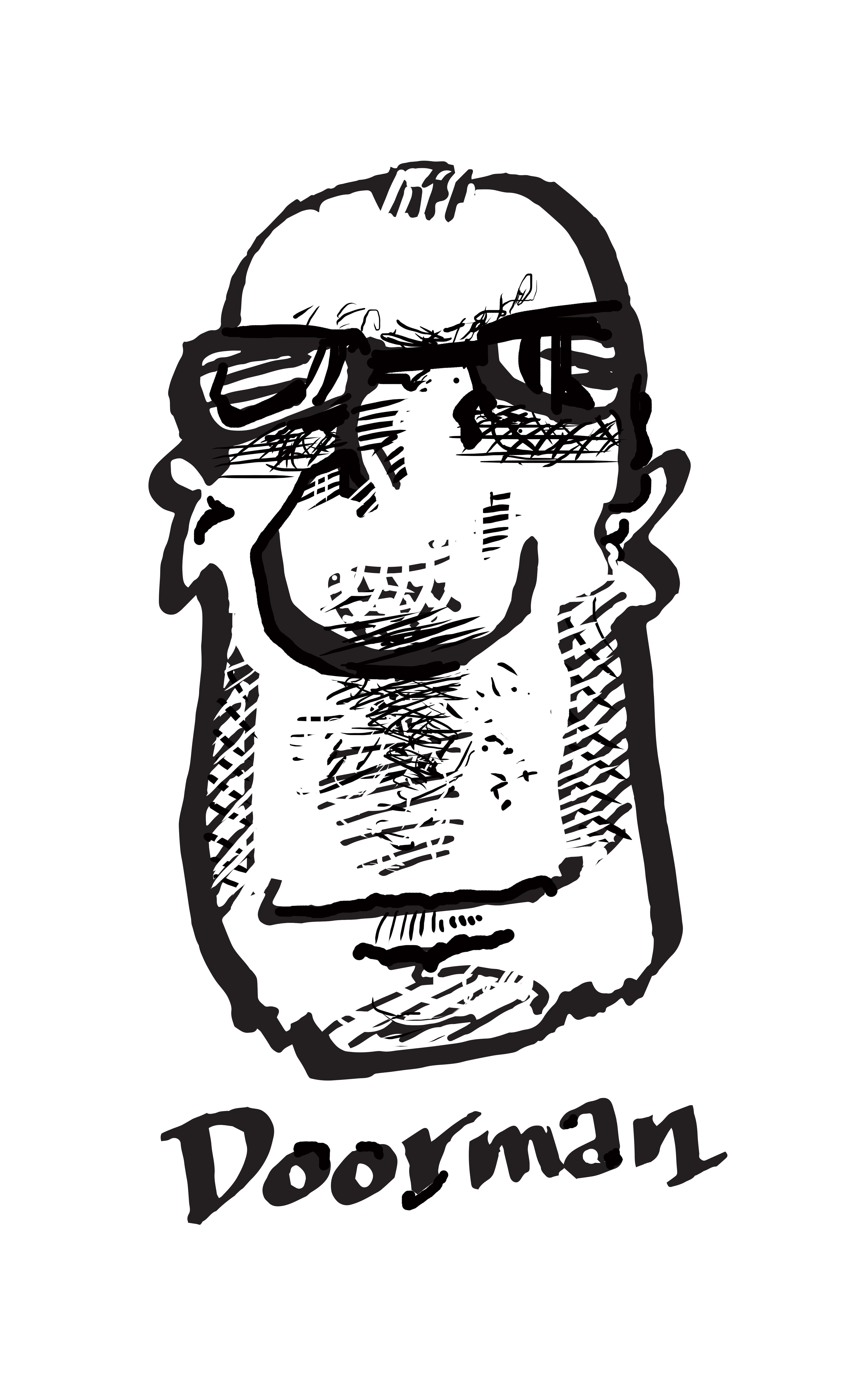 Doorman – Paul Davies Cartoons & stuff
