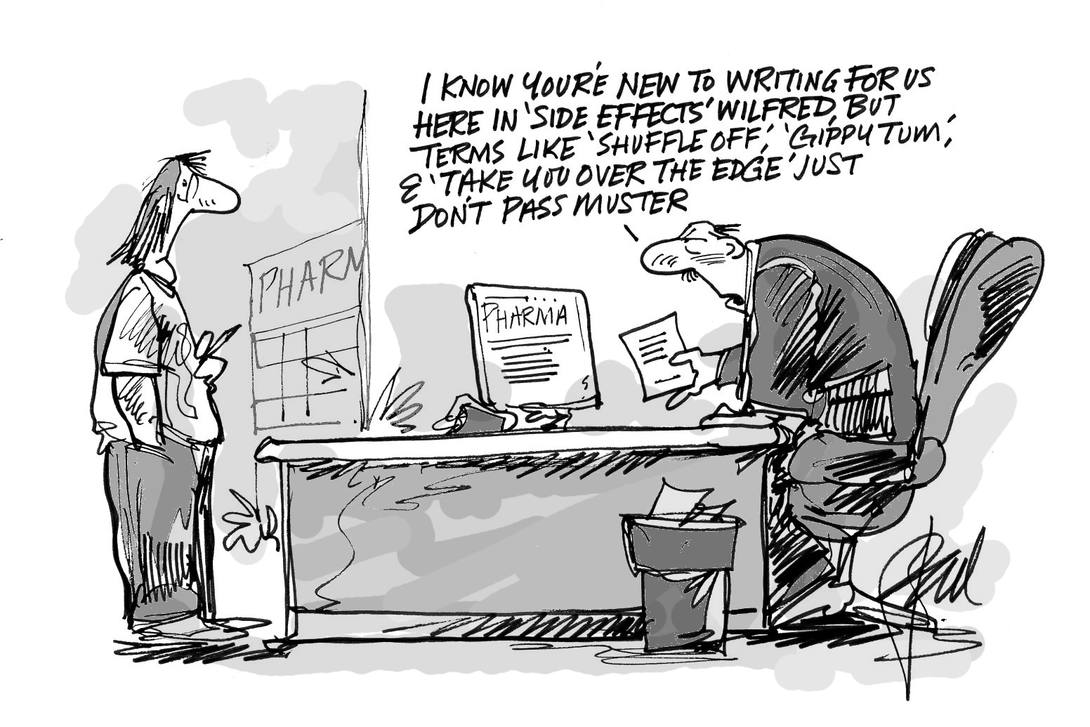 Side effects – Paul Davies Cartoons & stuff