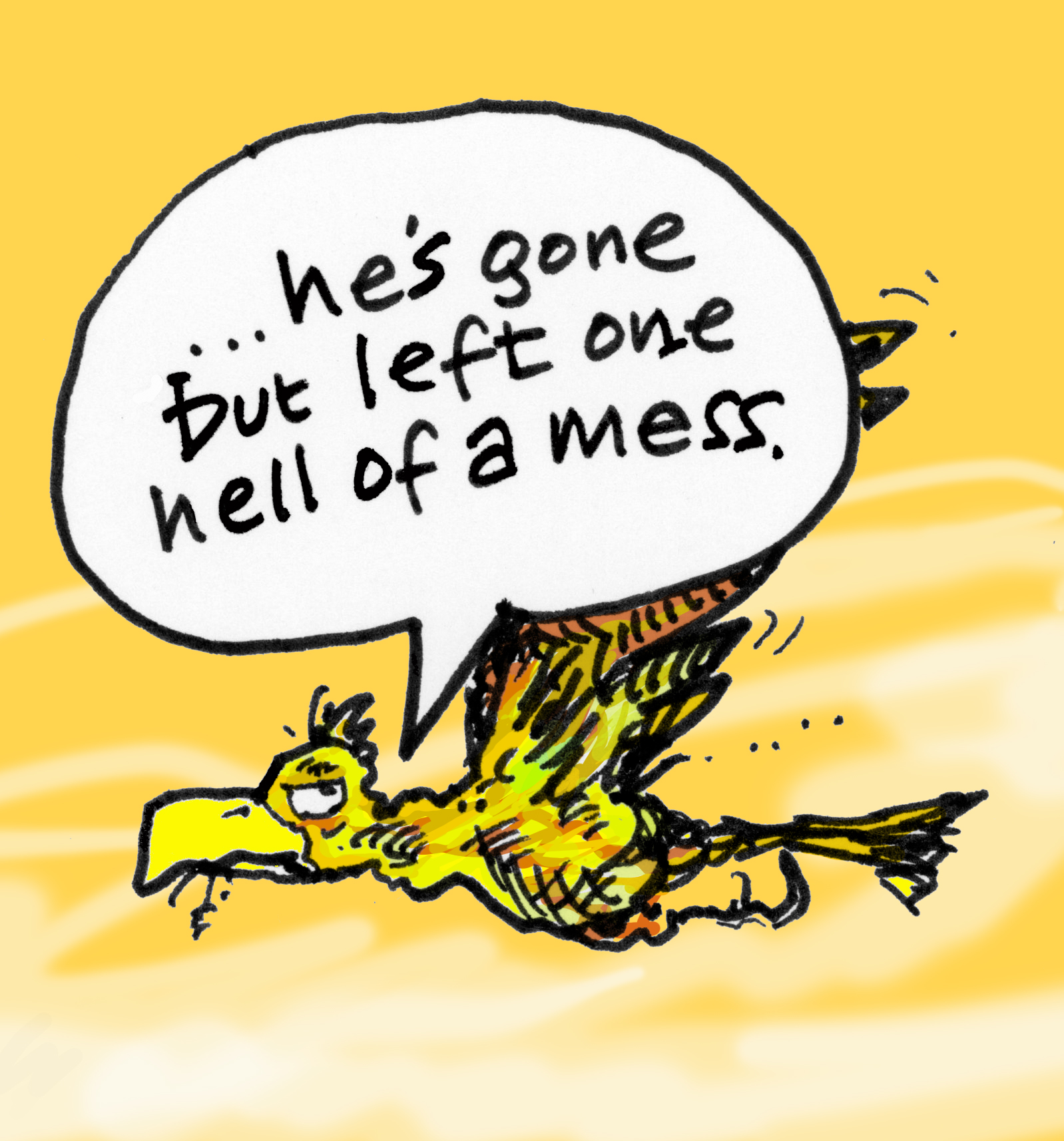 Battered Eagle – Paul Davies Cartoons & stuff