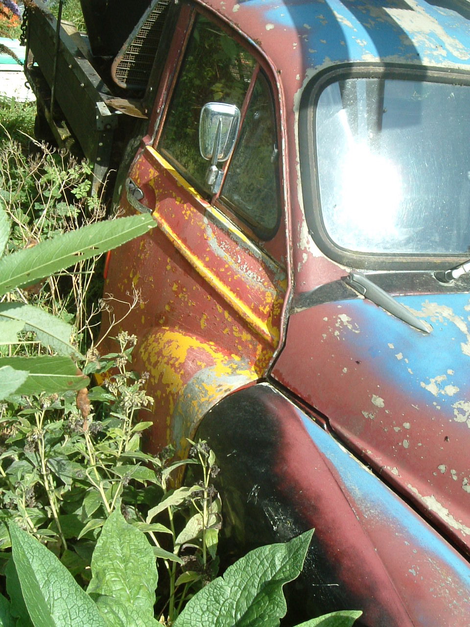Morris Minor in the woods near Misereden, some years ago. – Paul Davies ...