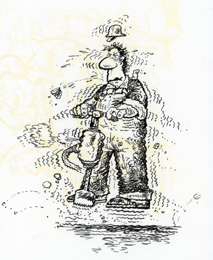 Digging out some old drawings… – Paul Davies Cartoons & stuff