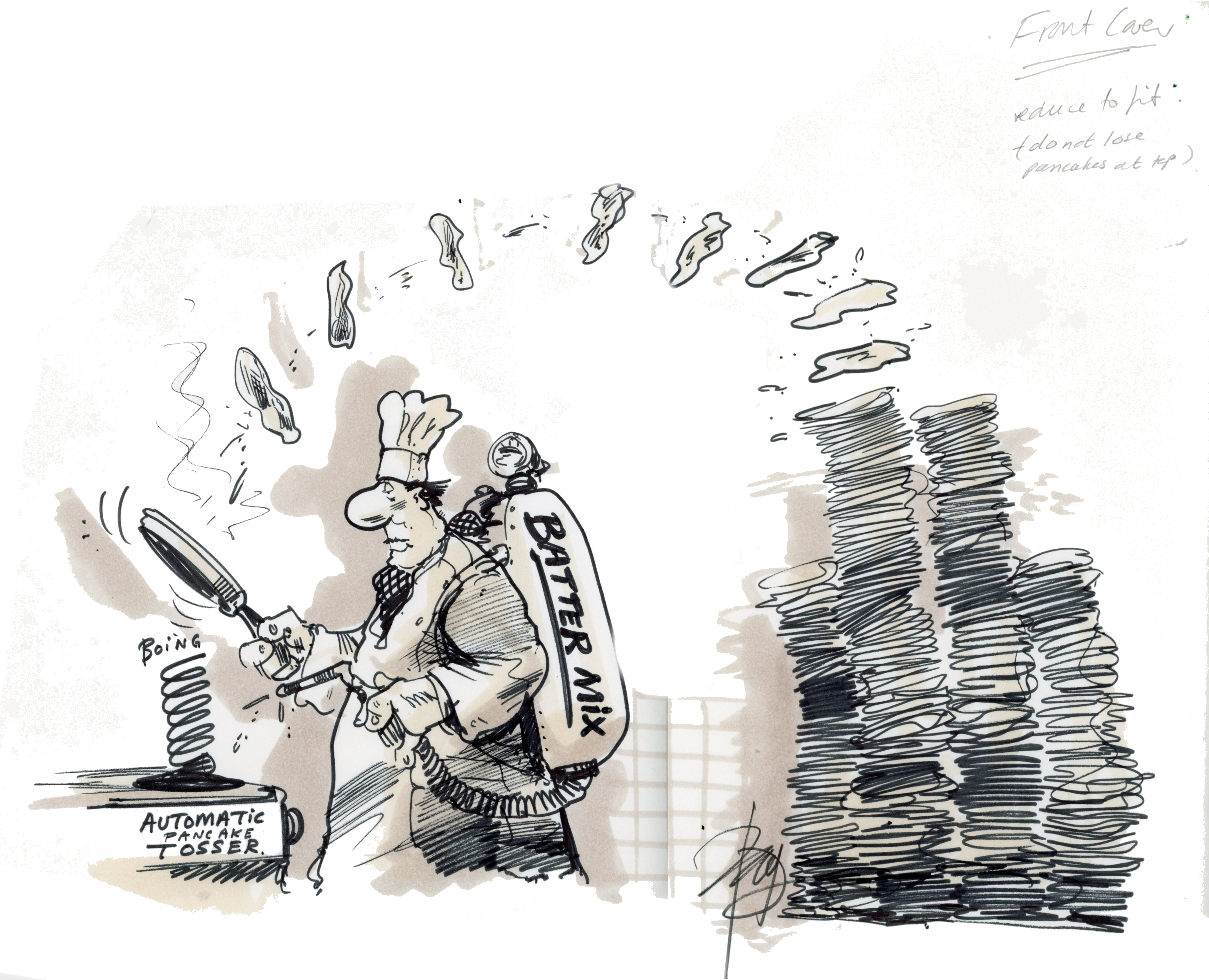 Automatic Tosser – Paul Davies Cartoons & stuff